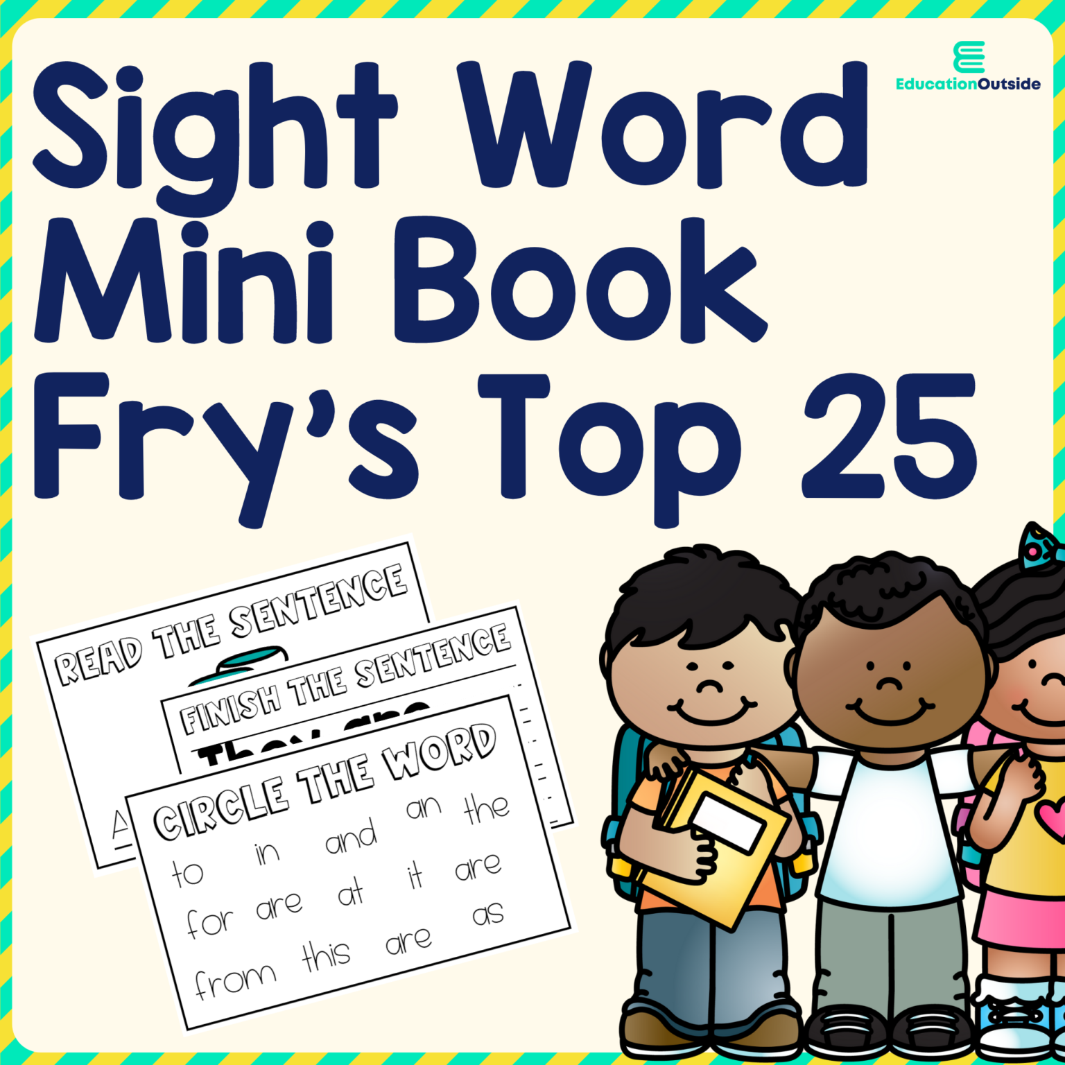 Sight Word Books: Fry's Top 25 Sight Word Practice
