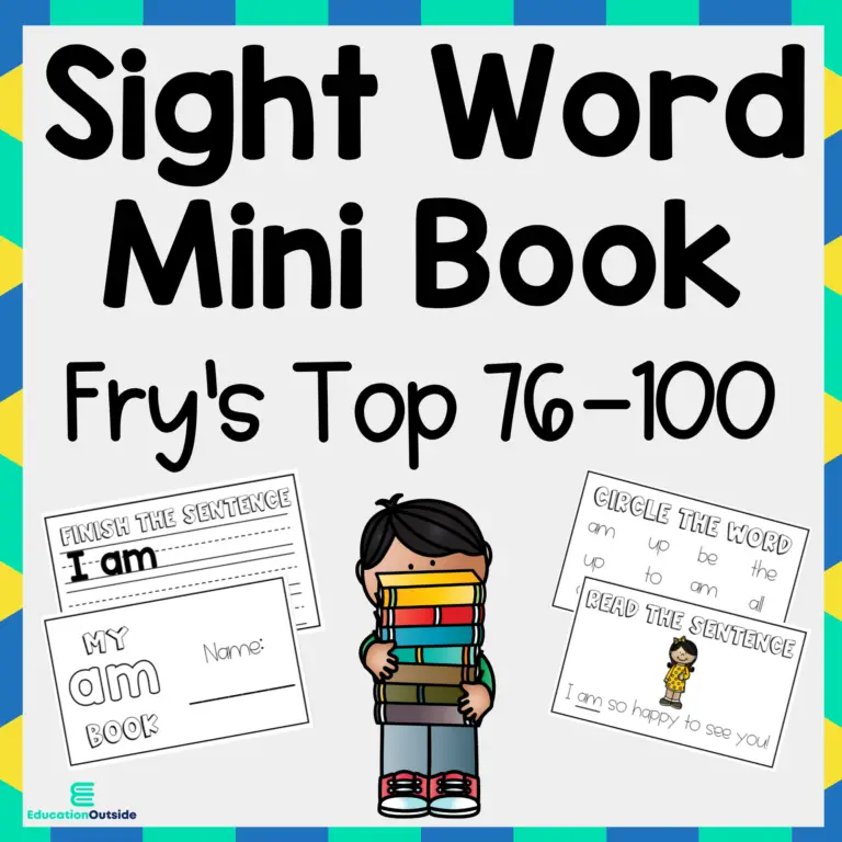 Sight Word Books: Fry's 76-100 Sight Words