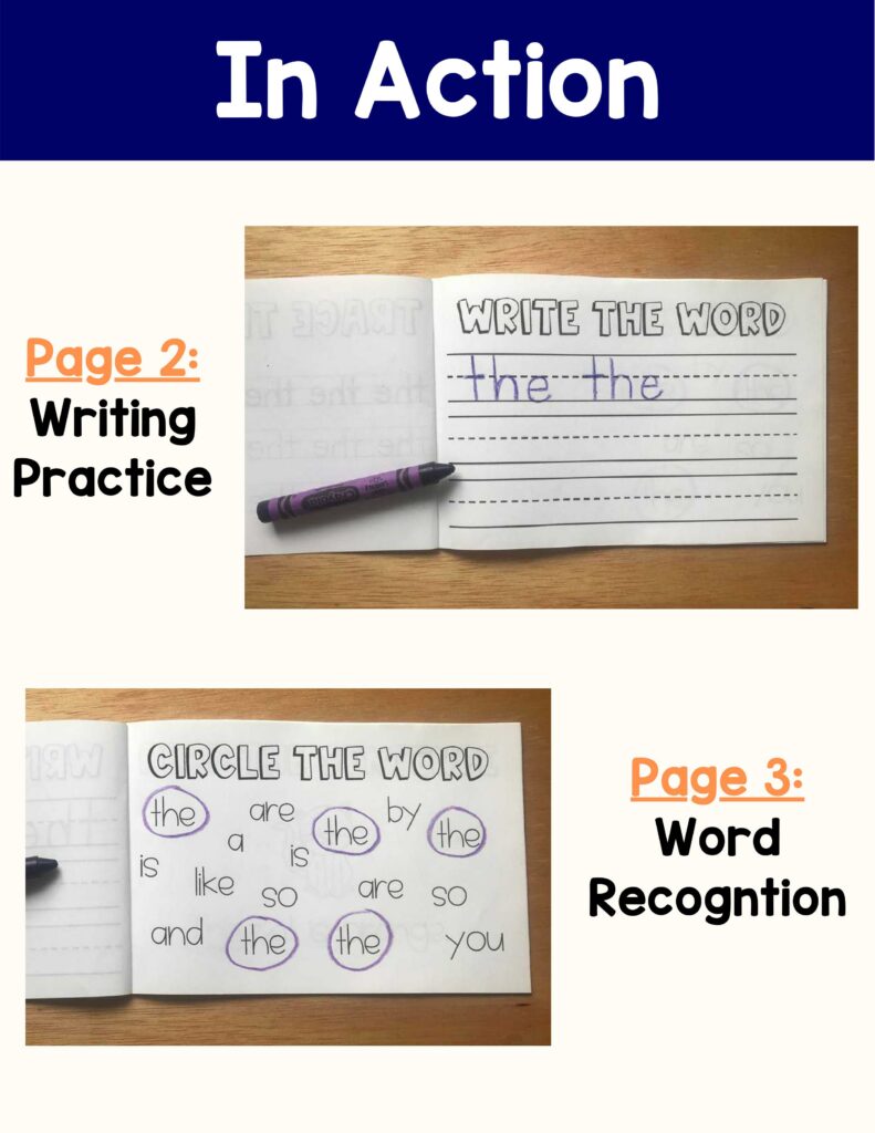 Fry's First 100 Sight Word Books Packet