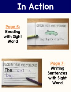 Fry's First 100 Sight Word Books Packet