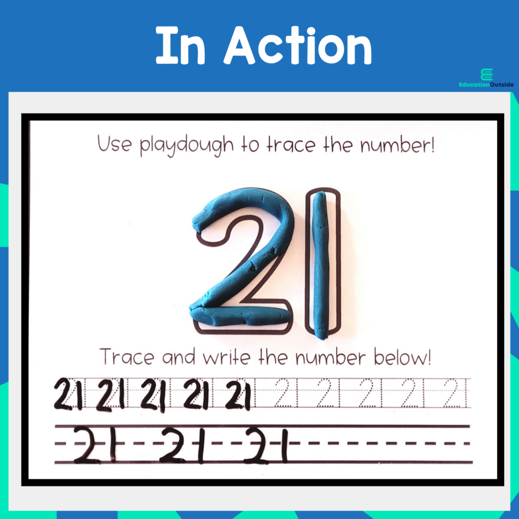 Number Practice Packet Printables: 0-100