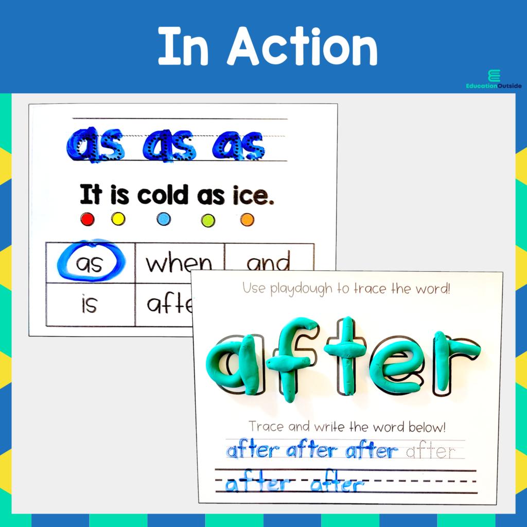 Sight Word Practice Packet - 1st Grade Dolch Words