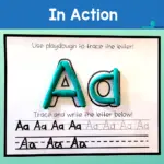 Alphabet Practice Mats: ABC's with Playdough