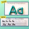 Alphabet Practice Mats: ABC's with Playdough