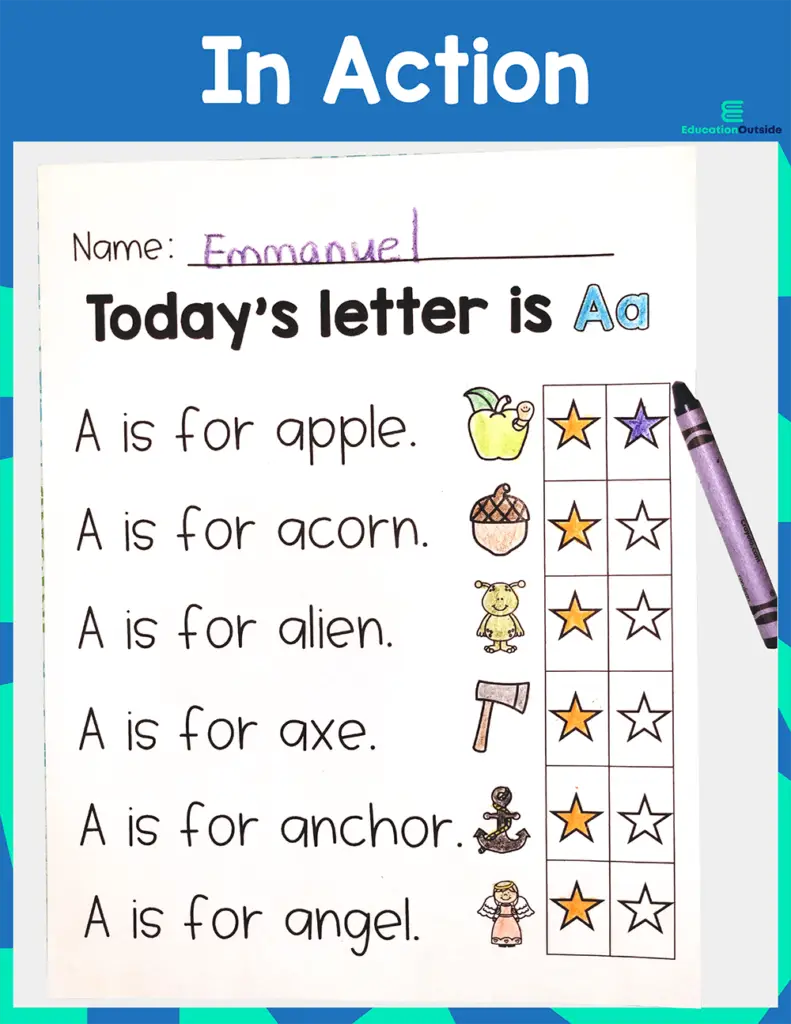 Basic Alphabet Sentences - NO PREP - Letter Sounds