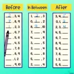 Before, After and Missing Number Worksheets (0-100)