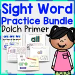 Sight Word Practice Packet (Dolch Primer Words)