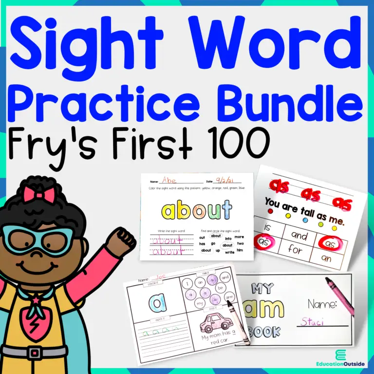 Sight Word Practice Packet- Fry's First 100