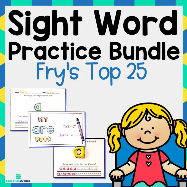 Sight Word Practice Packet (Fry's Top 25)