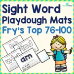 Sight Word Playdough Mats (Fry's Top 76-100) - Printable Set