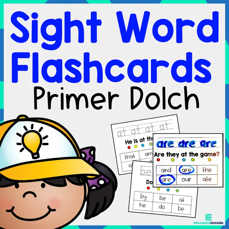 Sight Word Pocket Flashcards: Dolch Primer