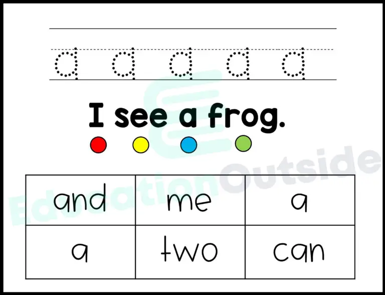 Sight Word Practice Packet (Dolch Pre-Primer Words)
