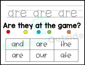 Sight Word Practice Packet (Dolch Primer Words)