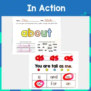 Sight Word Practice Packet- Fry's First 100