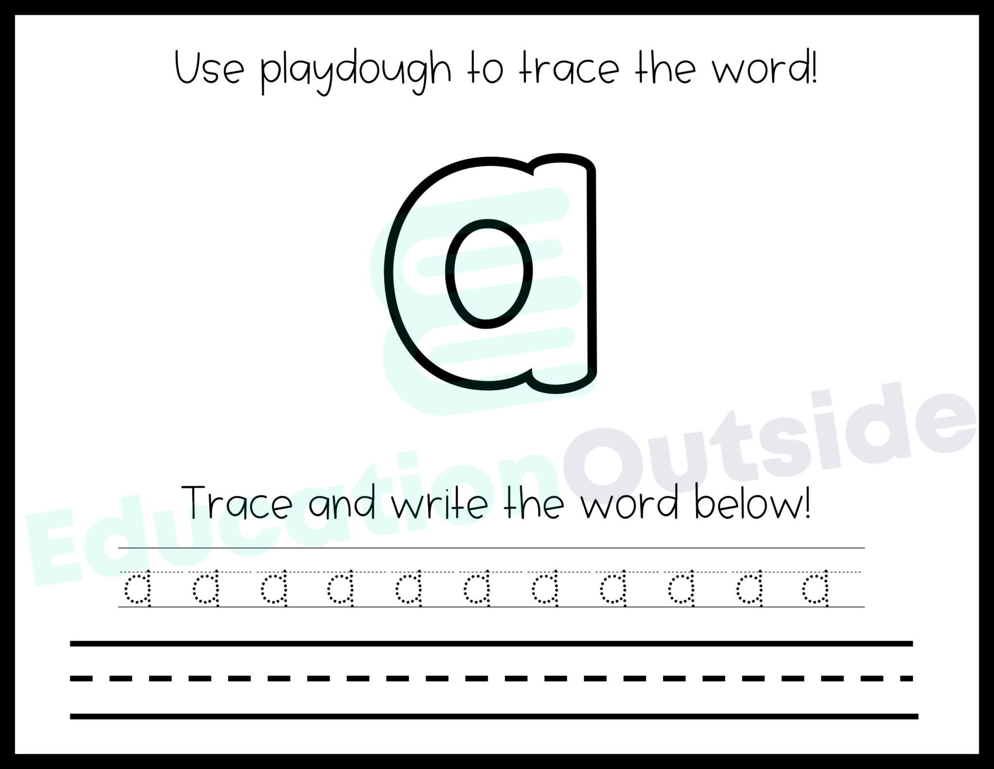Sight Word Practice Packet (Fry's Top 25)