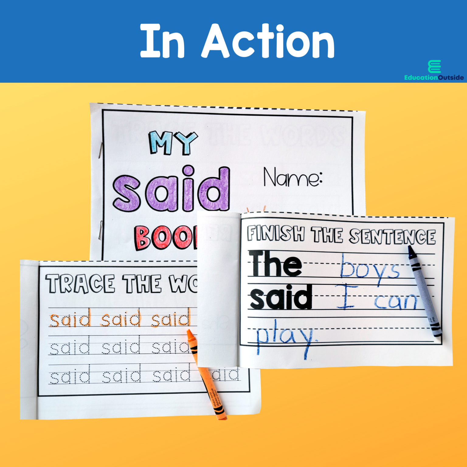 Sight Word Practice Packet (Fry's 26-50)
