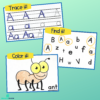 Letter of the Day Worksheets - NO PREP - A-Z Uppercase & Lowercase Practice
