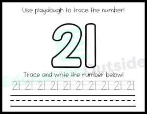 Number Playdough Mats: 0-100 - Identification & Fine Motor Enhancement