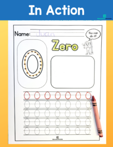Tracing Numbers 0-20 Worksheets | Trace and Count