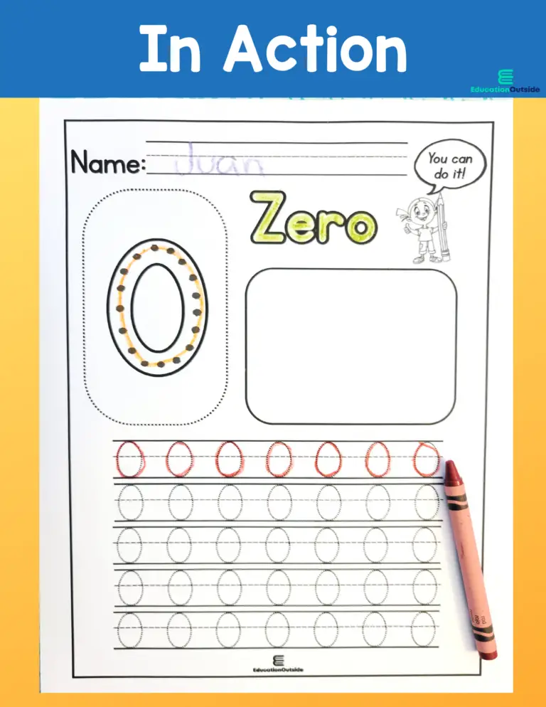 Tracing Numbers 0-20 Worksheets | Trace and Count