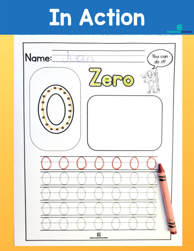 Tracing Numbers 0-20 Worksheets | Trace and Count