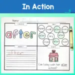 No Prep 1st Grade Dolch Sight Word Activity Mats