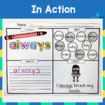 Dolch Pre-Primer to 2nd Grade Sight Words Activity Mat Packet