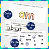 Fry's First 100 Sight Word Coloring Worksheets - NO PREP Printable Set