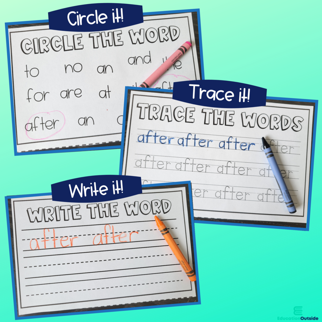 1st Grade Dolch Sight Word Mini Books (Color and B&W Versions Included)