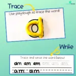 Fry's First 100 Sight Word Playdough Mats - NO PREP Printable Set