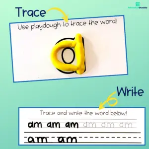 Fry's First 100 Sight Word Playdough Mats - NO PREP Printable Set