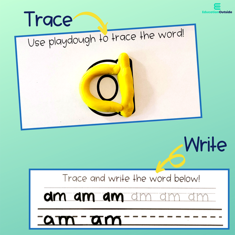 Fry's First 100 Sight Word Playdough Mats - NO PREP Printable Set