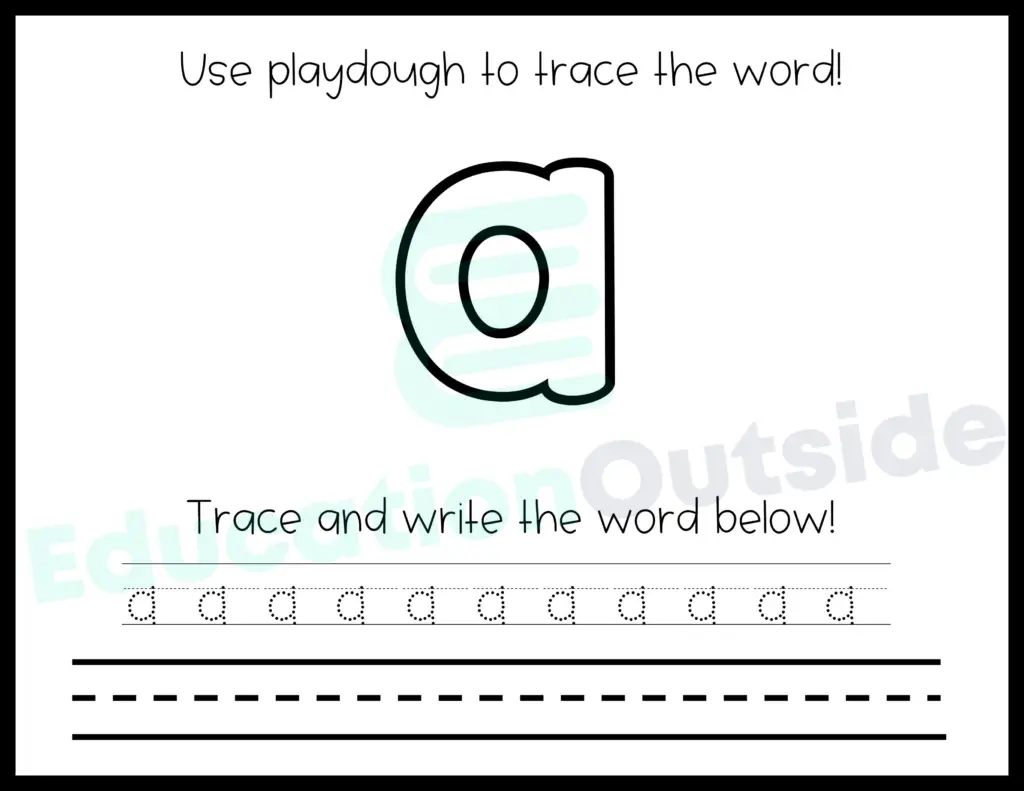 Sight Word Playdough Mats (Fry's Top 25) - Printable Set