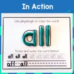 Sight Word Playdough Mats (Fry's Top 26-50) - Printable Set