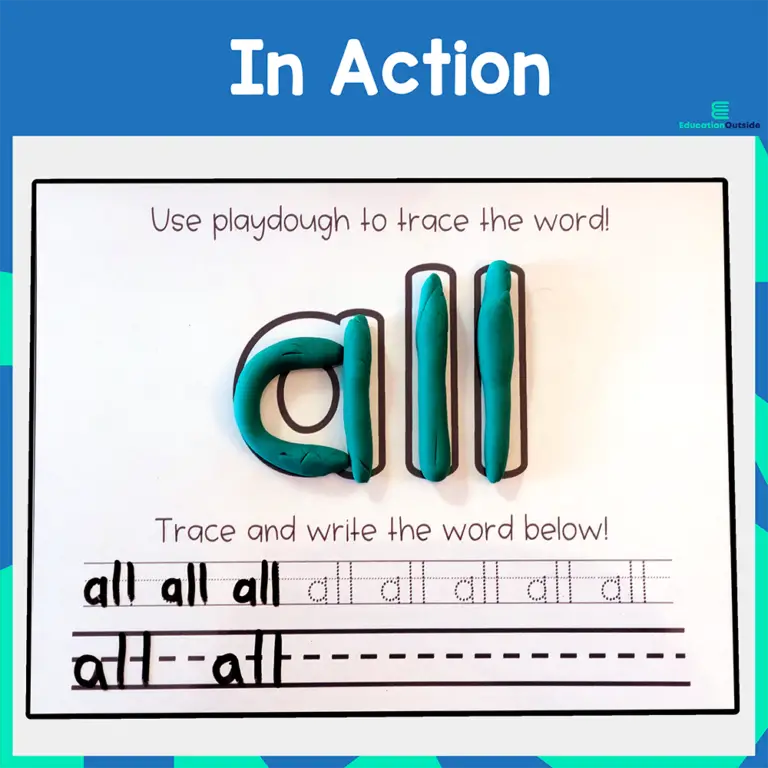 Sight Word Playdough Mats (Fry's Top 26-50) - Printable Set