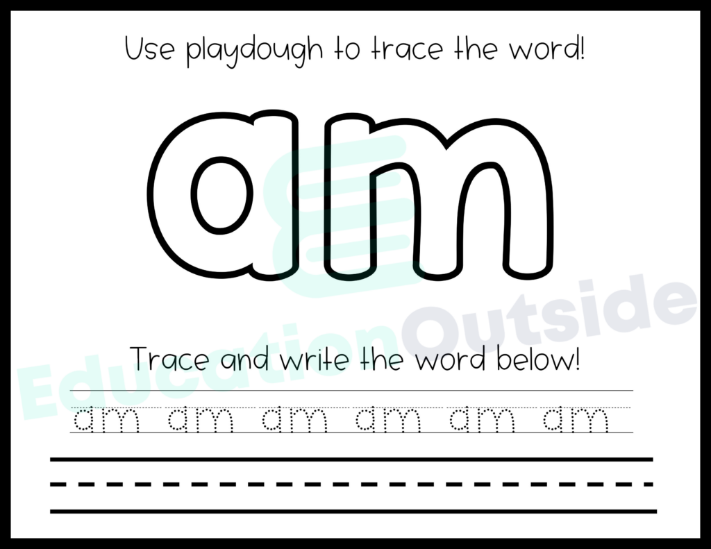 Sight Word Playdough Mats (Fry's Top 76-100) - Printable Set