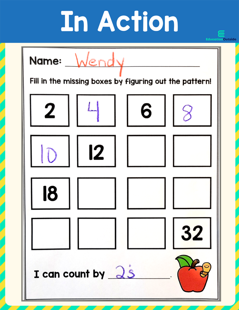 Let's Practice Skip Counting by 2's, 5's, 10's and More!