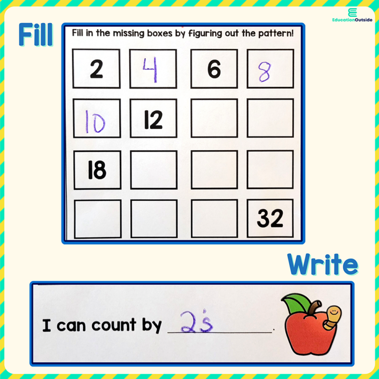 Let's Practice Skip Counting by 2's, 5's, 10's and More!