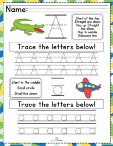 10 Alphabet Tracing Worksheets to Set Kids Up For Success - 2023 ...