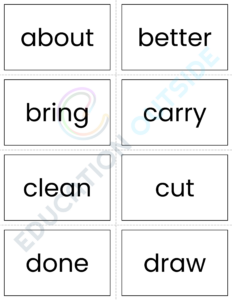 3rd Grade Dolch Sight Words Bingo - 8 and 24 Square Grids Included!