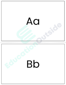 Alphabet Flashcard Bundle (A, a, Aa) - A to Z - 3 Sizes Included!