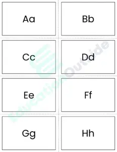Alphabet Flashcards (Aa) - 3 Sizes Included!