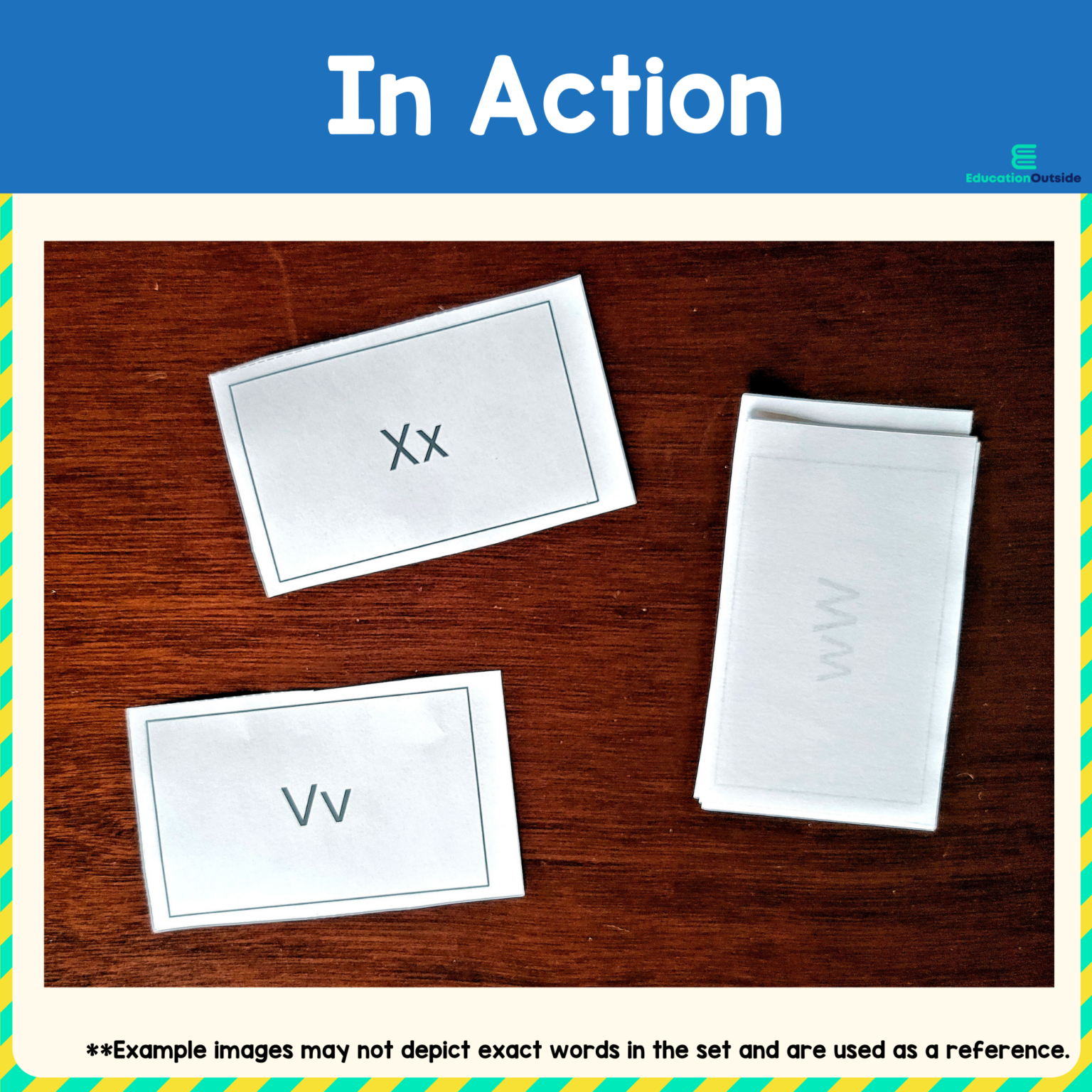 Alphabet Flashcards (Aa) - 3 Sizes Included!