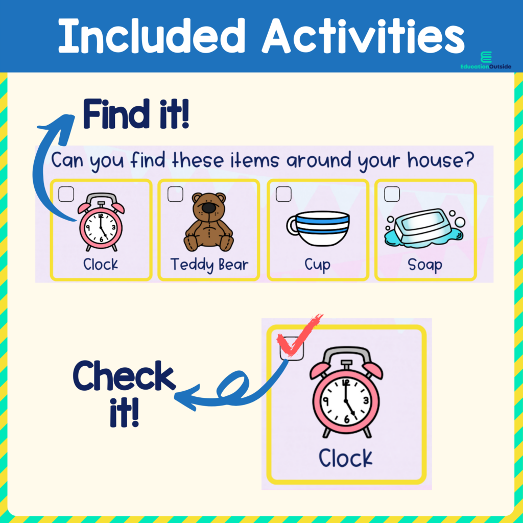 At Home Scavenger Hunt - Stay Busy & Have Fun!