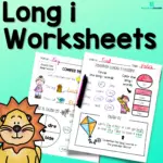Long i Worksheets - Color and B&W Versions Included!