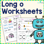 Long o Worksheets - Color and B&W Versions Included!
