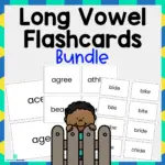 Long Vowel Flashcard Packet (a, e, i, o, u) - 3 Sizes Included!