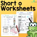 Short Vowel o Worksheets - No Prep - Print and Practice