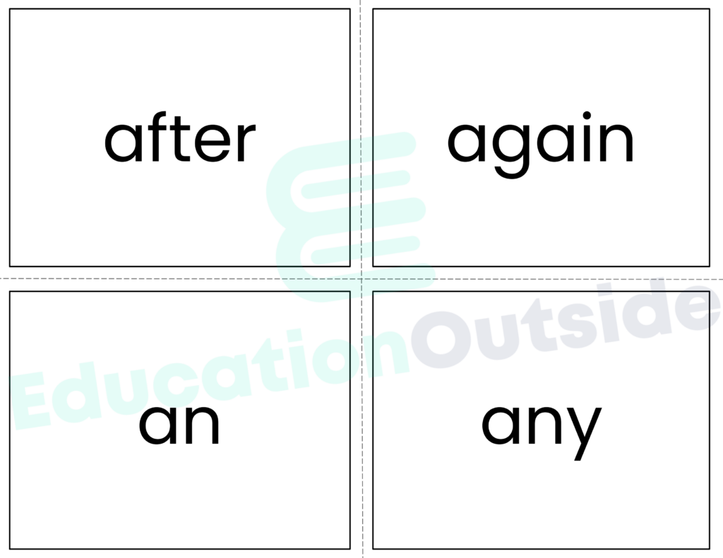 Dolch 1st Grade Sight Word Flashcards - 3 Sizes Included!