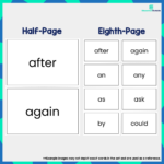 Dolch 2nd Grade Sight Word Flashcards - 3 Sizes Included!